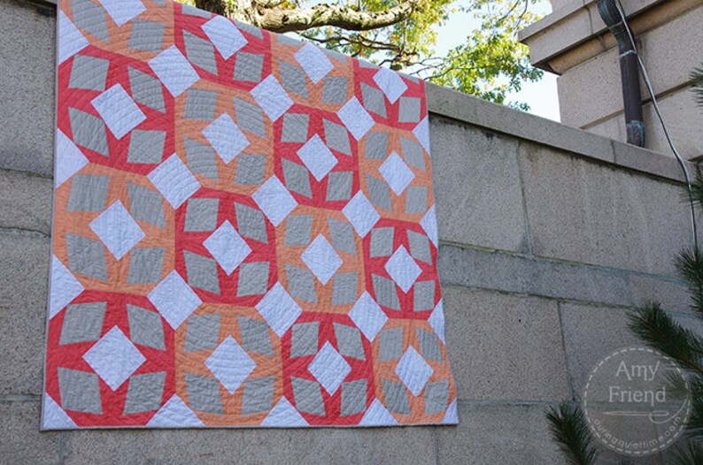 Melon Ice Quilt Pattern paper - Etsy