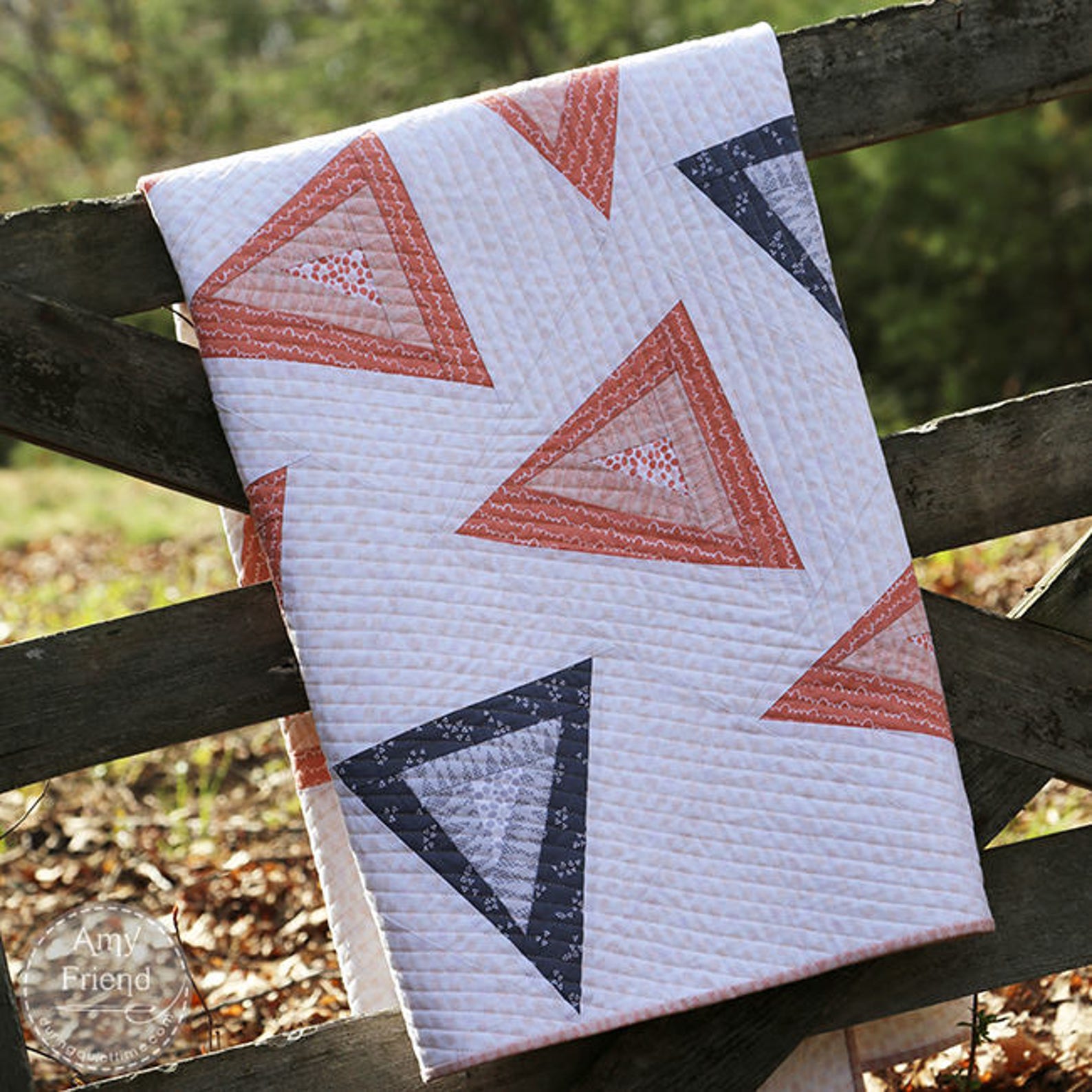 Triangle Toss Quilt Pattern --PDF - Etsy