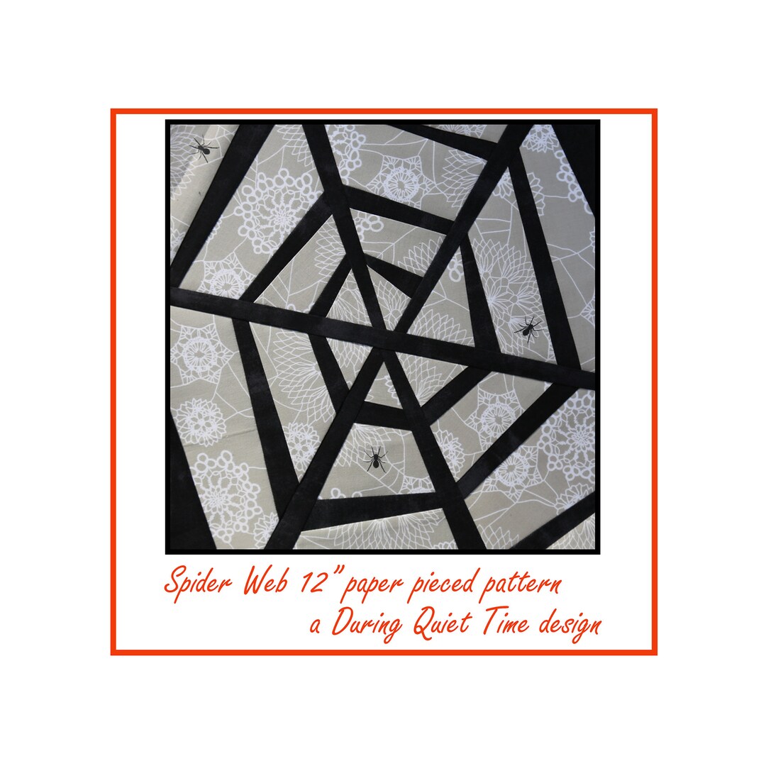 Spider Web Paper Pieced Pattern - Etsy