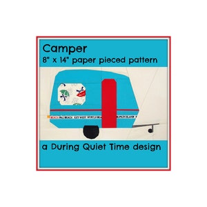 Camper Paper Pieced Pattern - Etsy