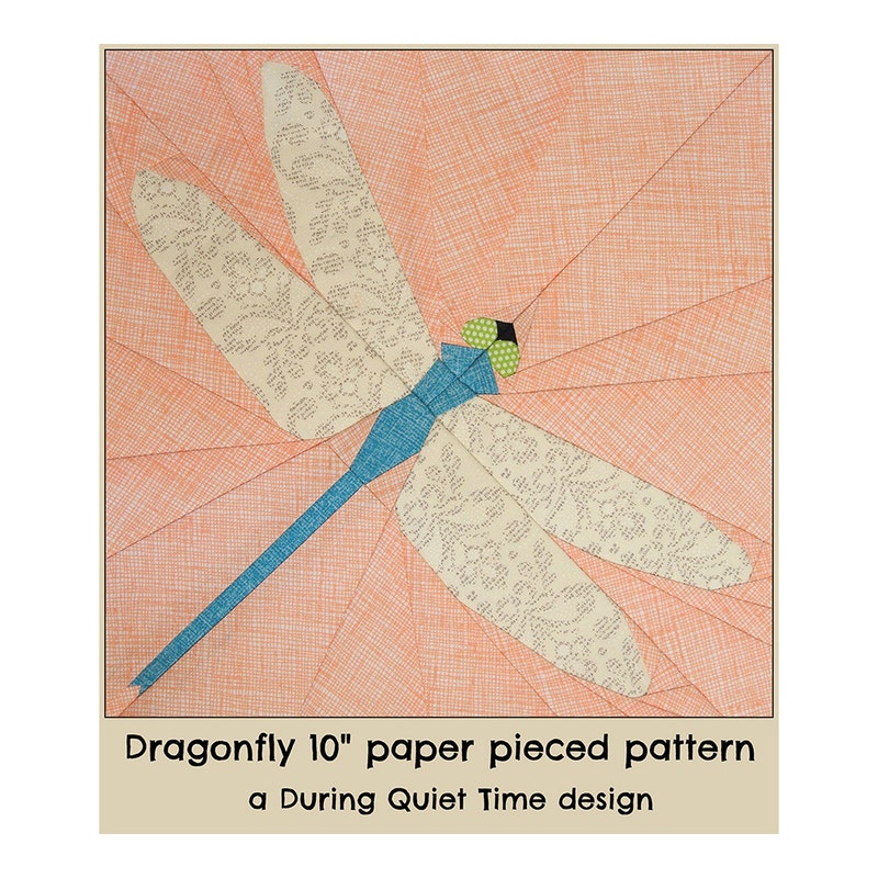 Dragonfly Quilt Pattern - Etsy