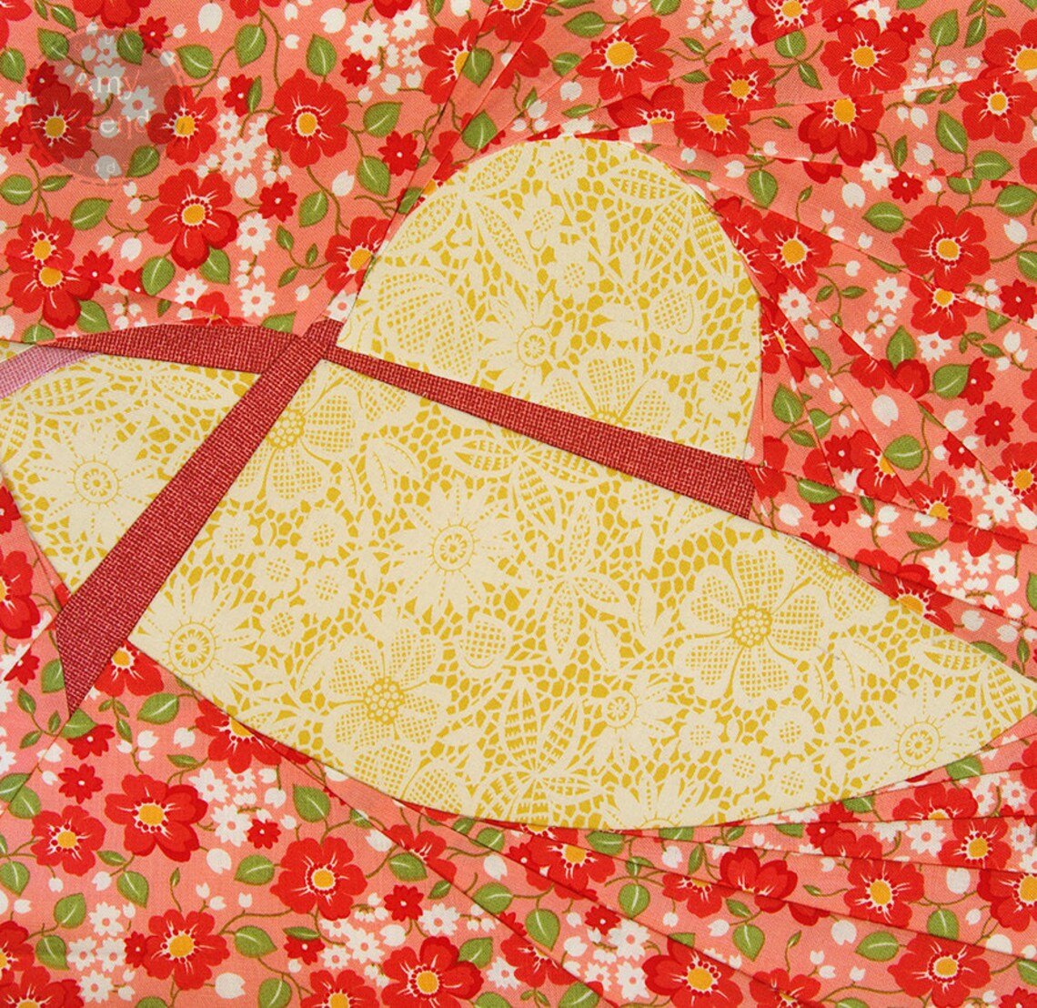 Straw Hat Paper Pieced Pattern | Etsy