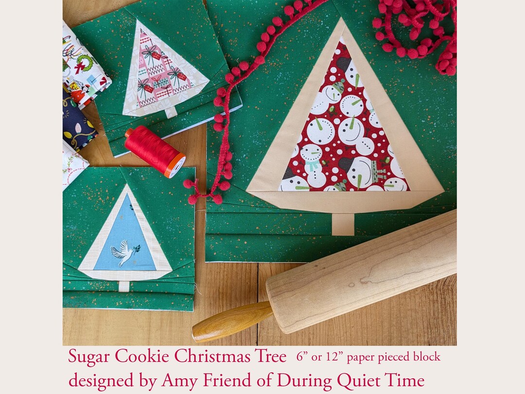 Sugar Cookie Christmas Tree Paper Pieced Pattern - Etsy