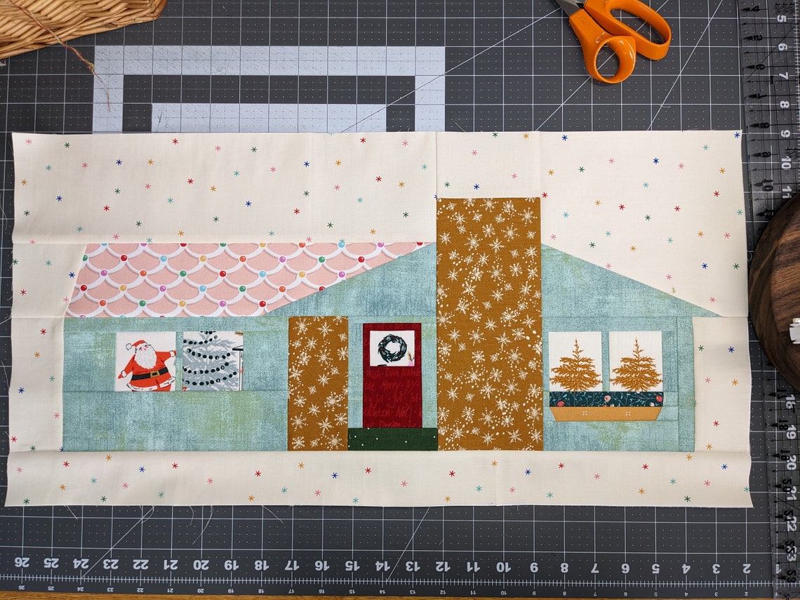 Ranch House Paper Pieced Pattern - Etsy