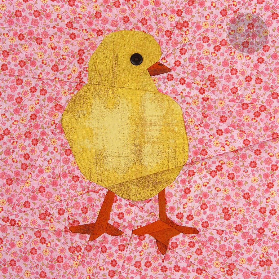 Spring Chicken Paper Pieced Pattern - Etsy
