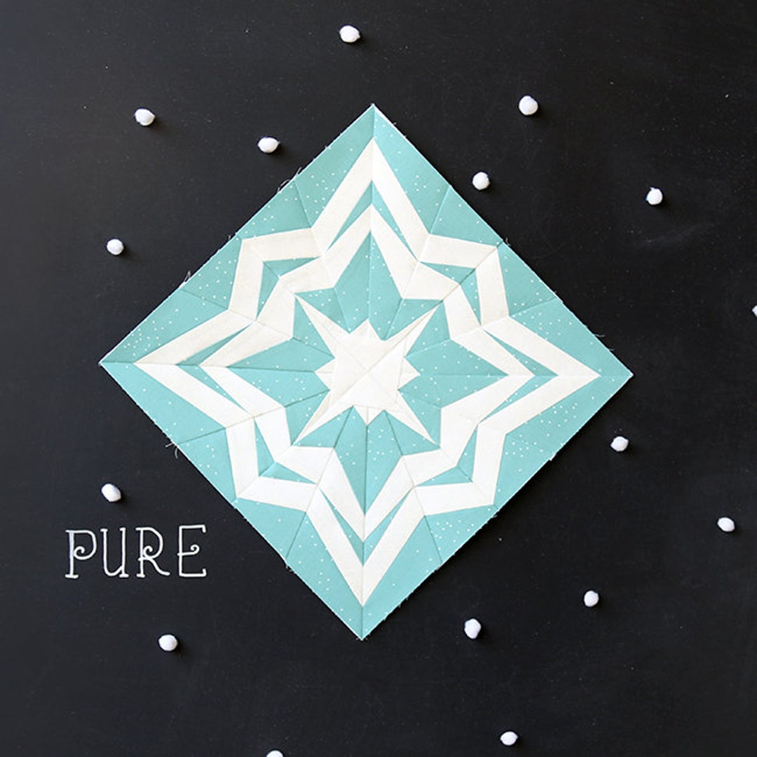 Pure Paper Pieced Snowflake Pattern - Etsy