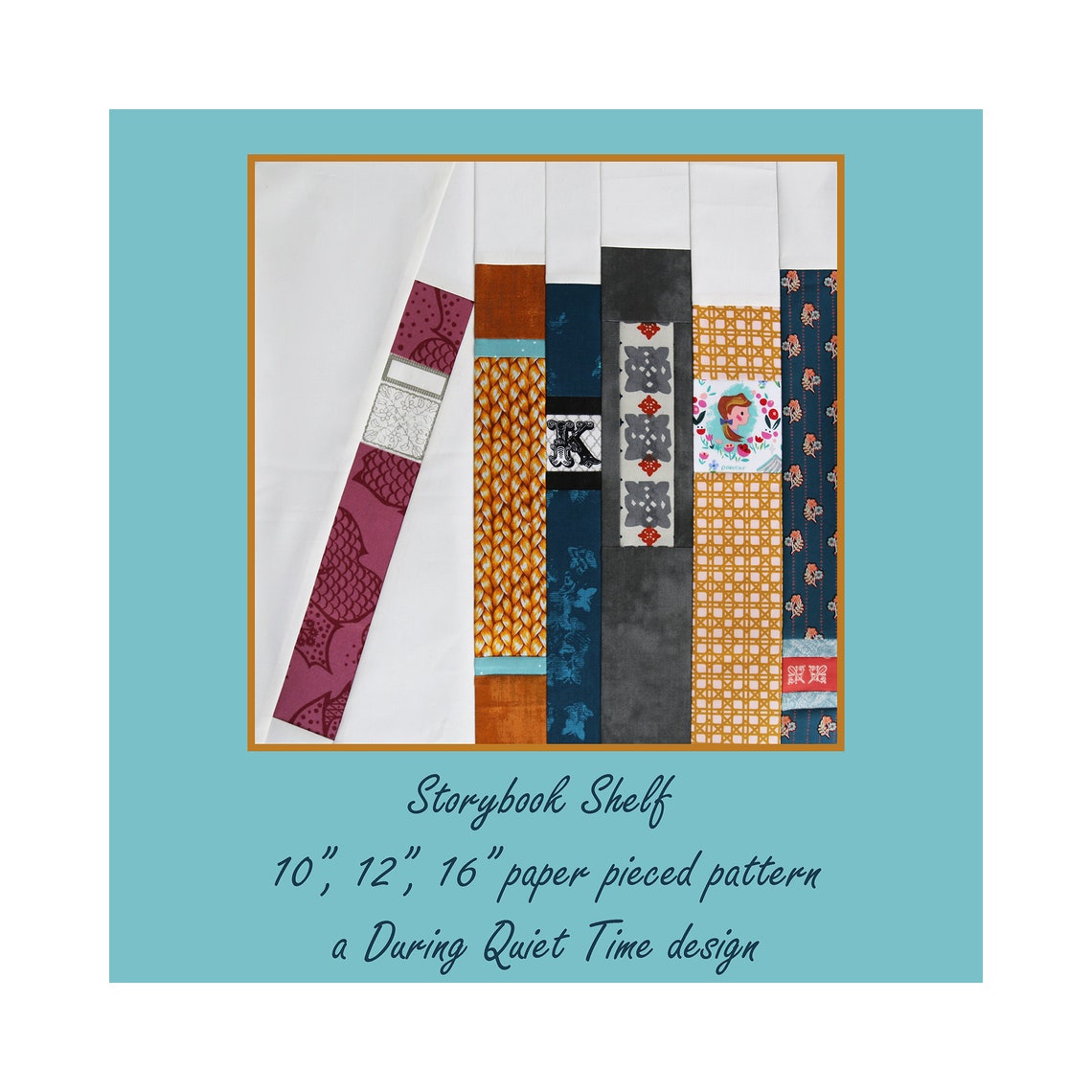 Storybook Shelf Paper Pieced Pattern - Etsy