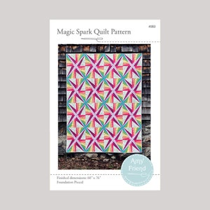 Magic Spark Quilt Pattern --paper - Etsy