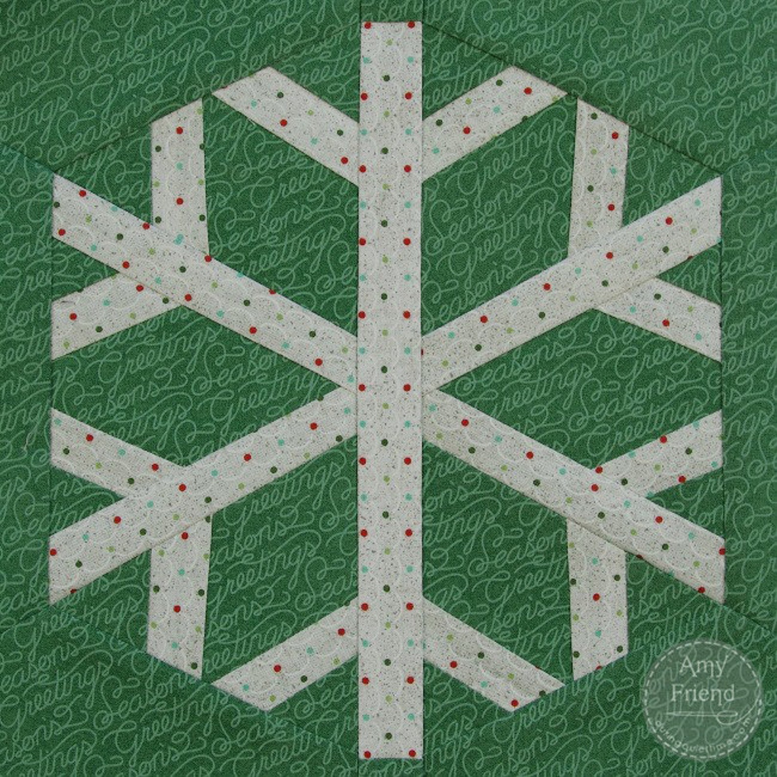 Snowflake Paper Pieced Pattern - Etsy