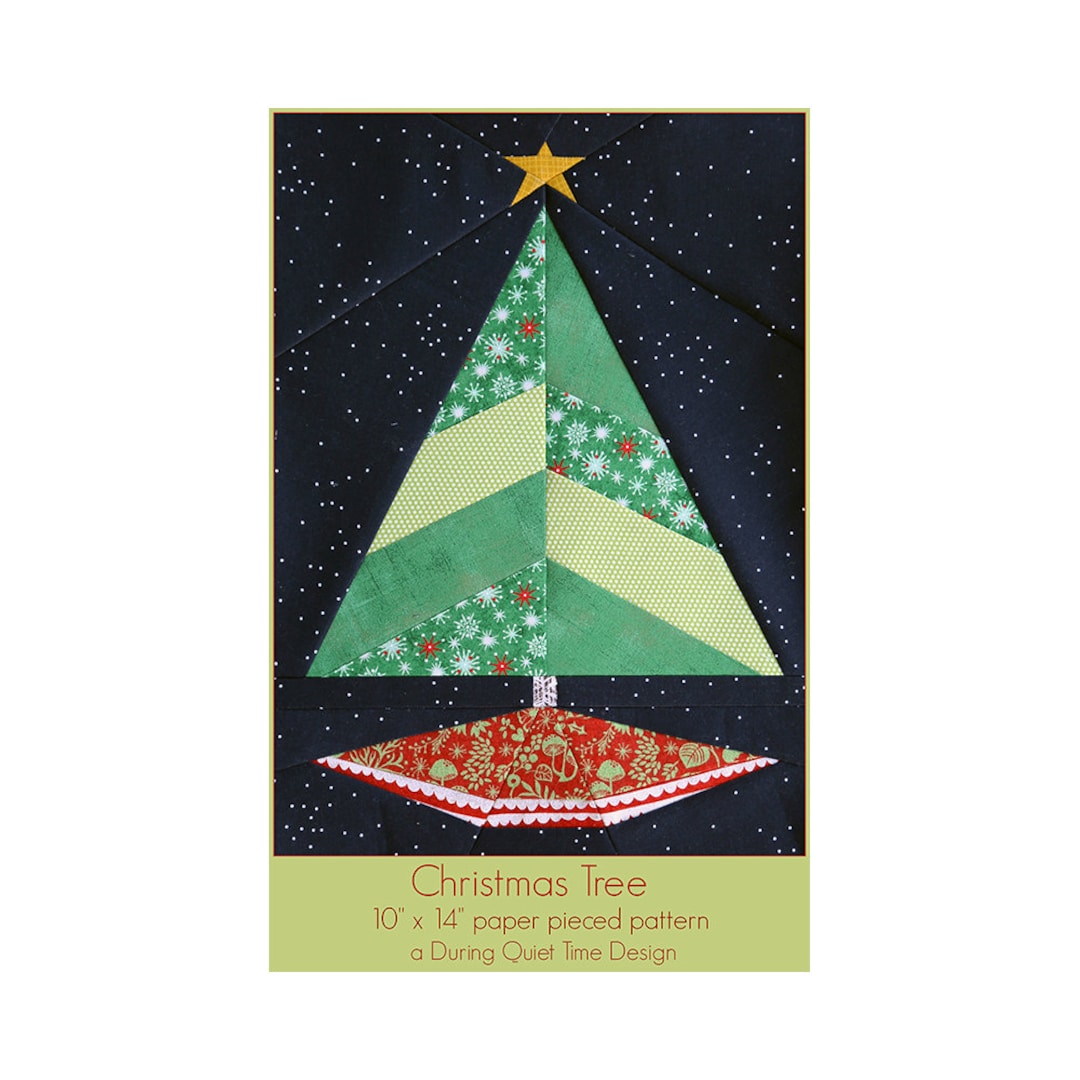 Christmas Tree Paper Pieced Pattern - Etsy