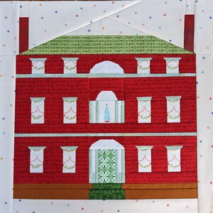 Federal House Paper Pieced Pattern - Etsy