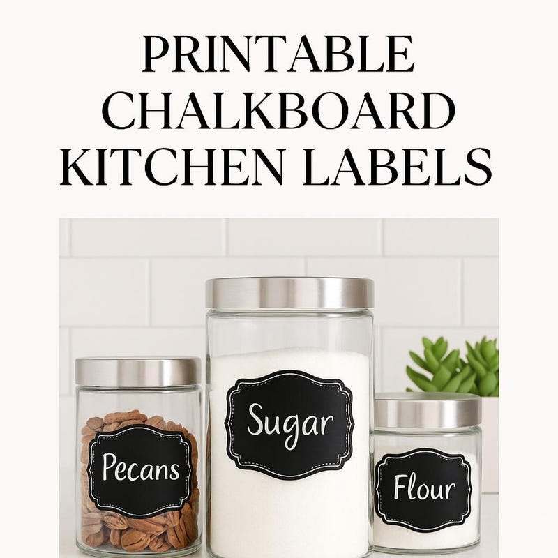 Chalkboard Label - Etsy