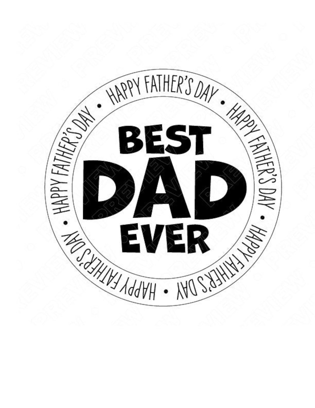 Father’s Day Clip Art Best Dad Ever SVG Clipart Graphic Father's Day JPEG PNG #1 Dad Graphic ...