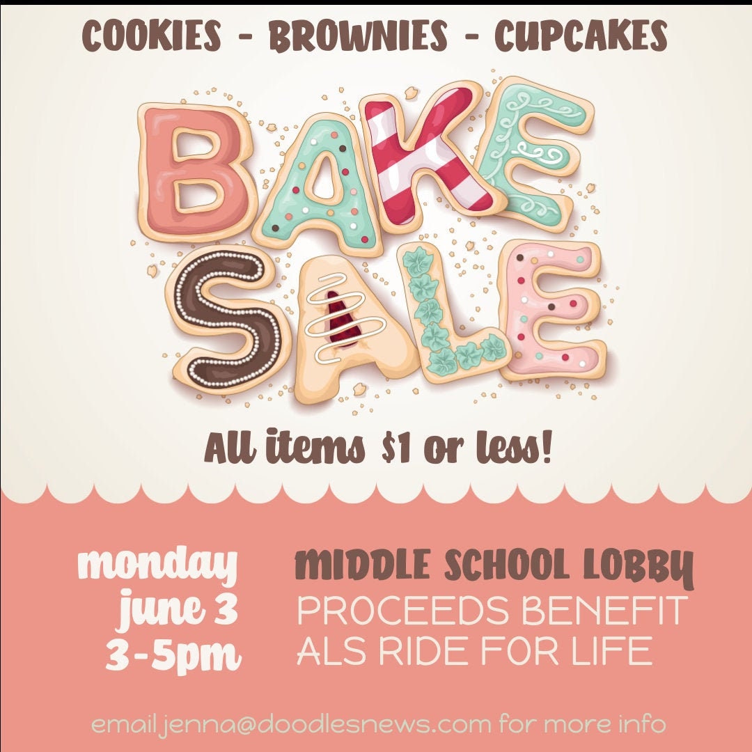 Bake Sale Flyer Social Media Bake Sale Template School Baking Sale ...