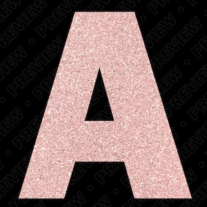 Rose Gold Lettering Printable Alphabet PNG Clipart Letters Numbers 36 ...