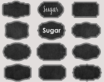 Free Chalkboard Label Clipart