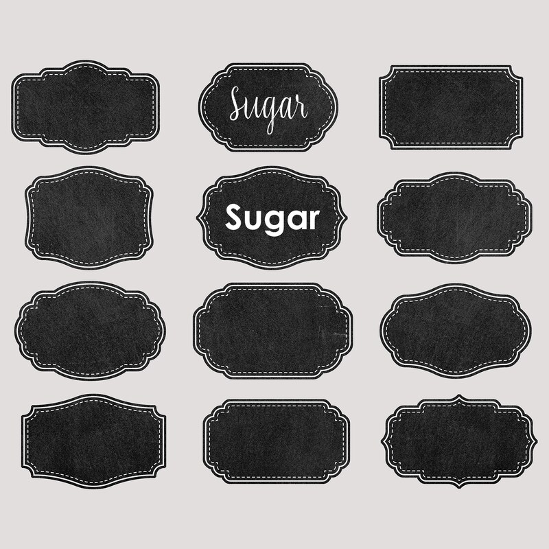 Chalkboard Label - Etsy