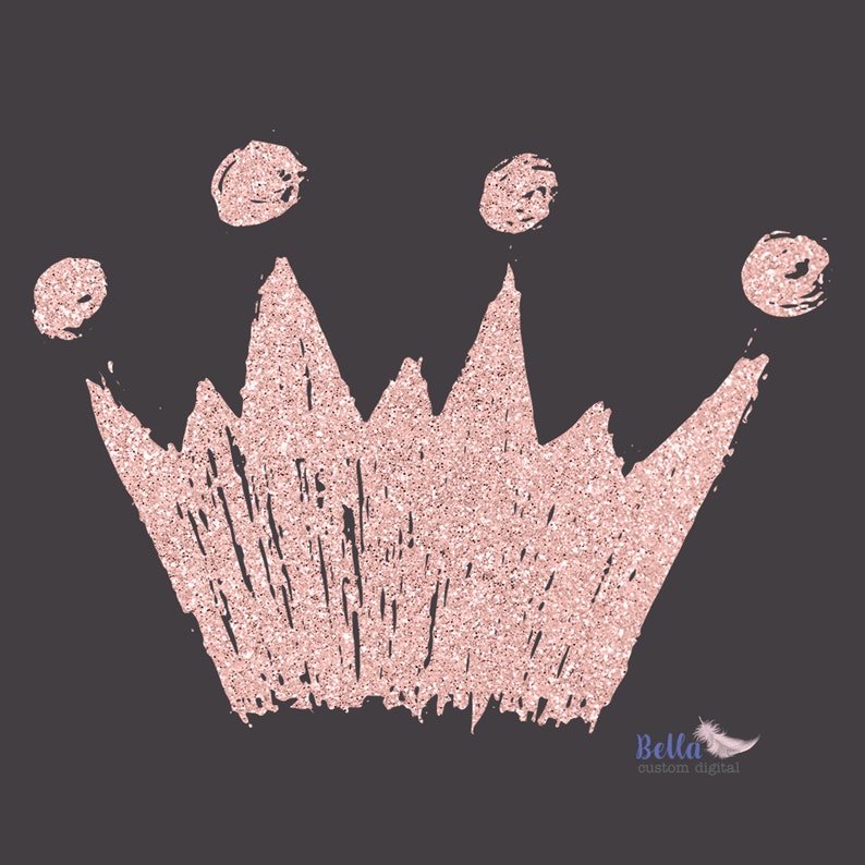 Crown PNG Clipart Princess Crowns Rose Gold Glitter Sparkle Crowns ...