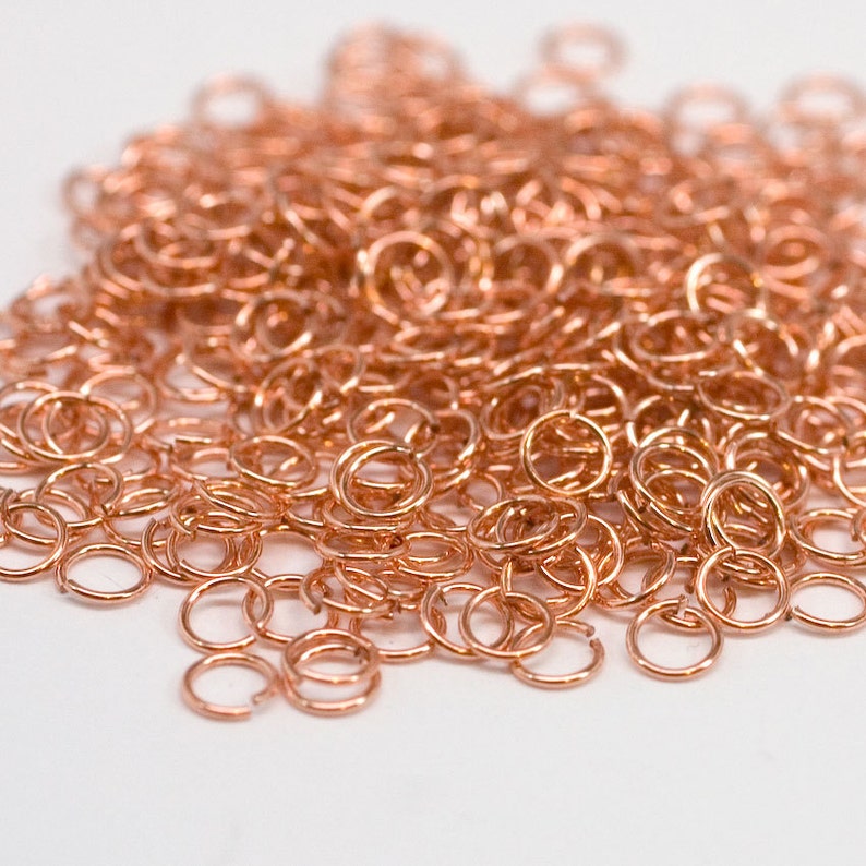 24g 3.0 Mm ID 4.1 Mm OD Copper Jump Rings 24g3.00 Open - Etsy