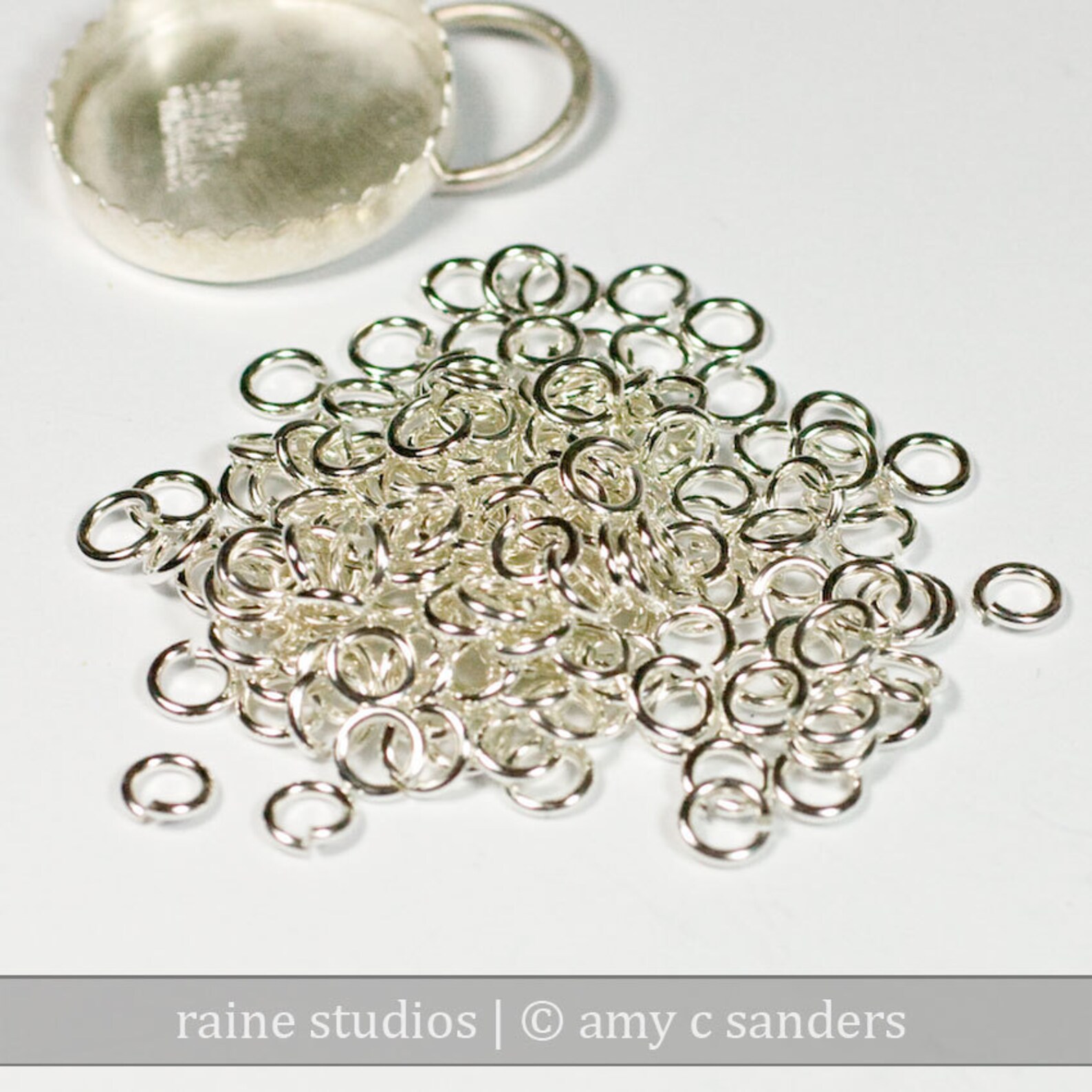 20g 2.75 Mm ID 4.4mm OD Sterling Silver 925 Jump Rings -- 20g2.75 Open ...