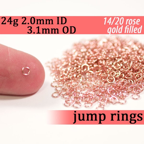 Pink Gold Rings - Etsy