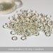 20g 2.75 Mm ID 4.4mm OD Sterling Silver 925 Jump Rings -- 20g2.75 Open ...