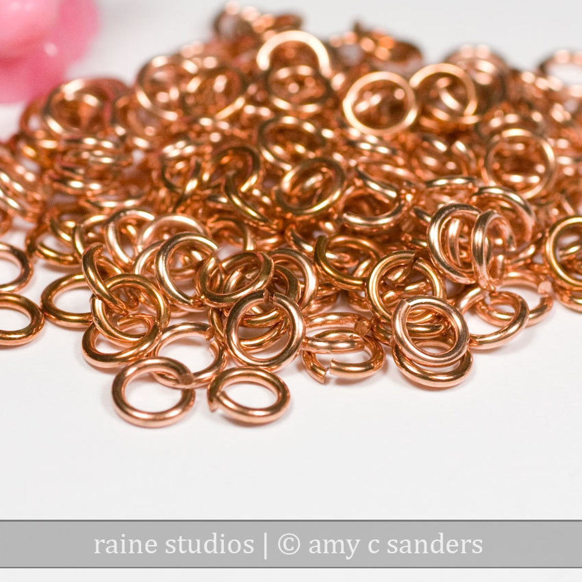 18g 3.5 mm ID 5.6mm OD solid copper jump rings 18g3.50 open | Etsy