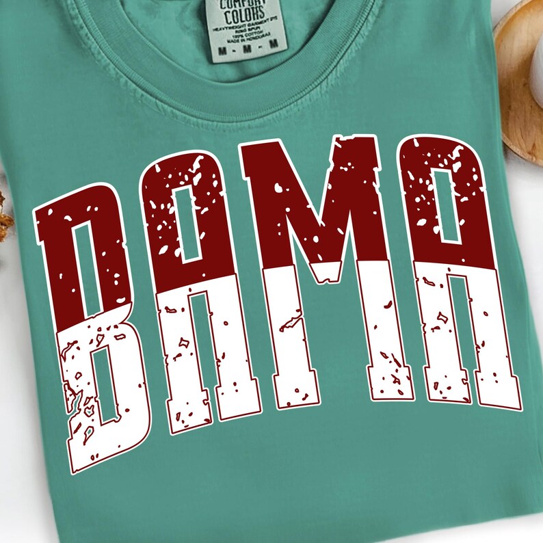 Distressed Varsity Bama Football Mascot School Spirit Team Png ...
