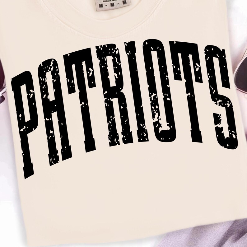 Patriots Football Png,distressed Varsity Patriots Png,school Spirit ...