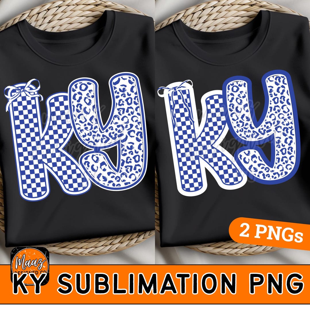 Ky Png Coquette Kentucky Png Kentucky Leopard Checker Shirt Design ...