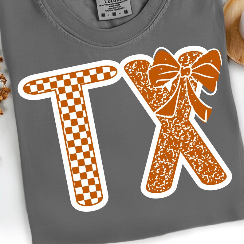Tx Png,western Texas Png,burnt Orange Texas Sublimation,texas Coquette ...