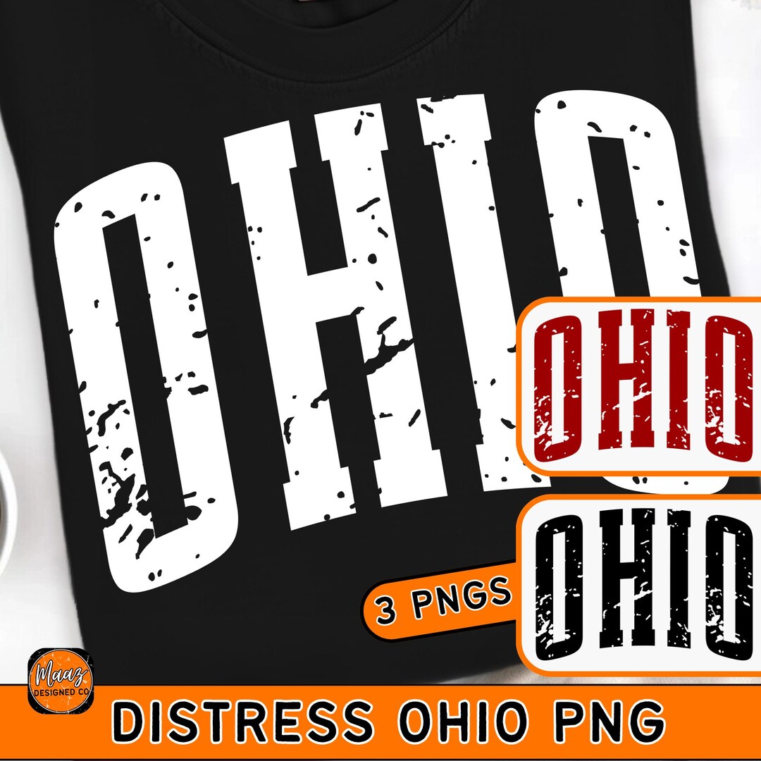 Ohio Varsity Distressed Png,ohio State Png,oh Png,ohio Pride Png,ohio ...