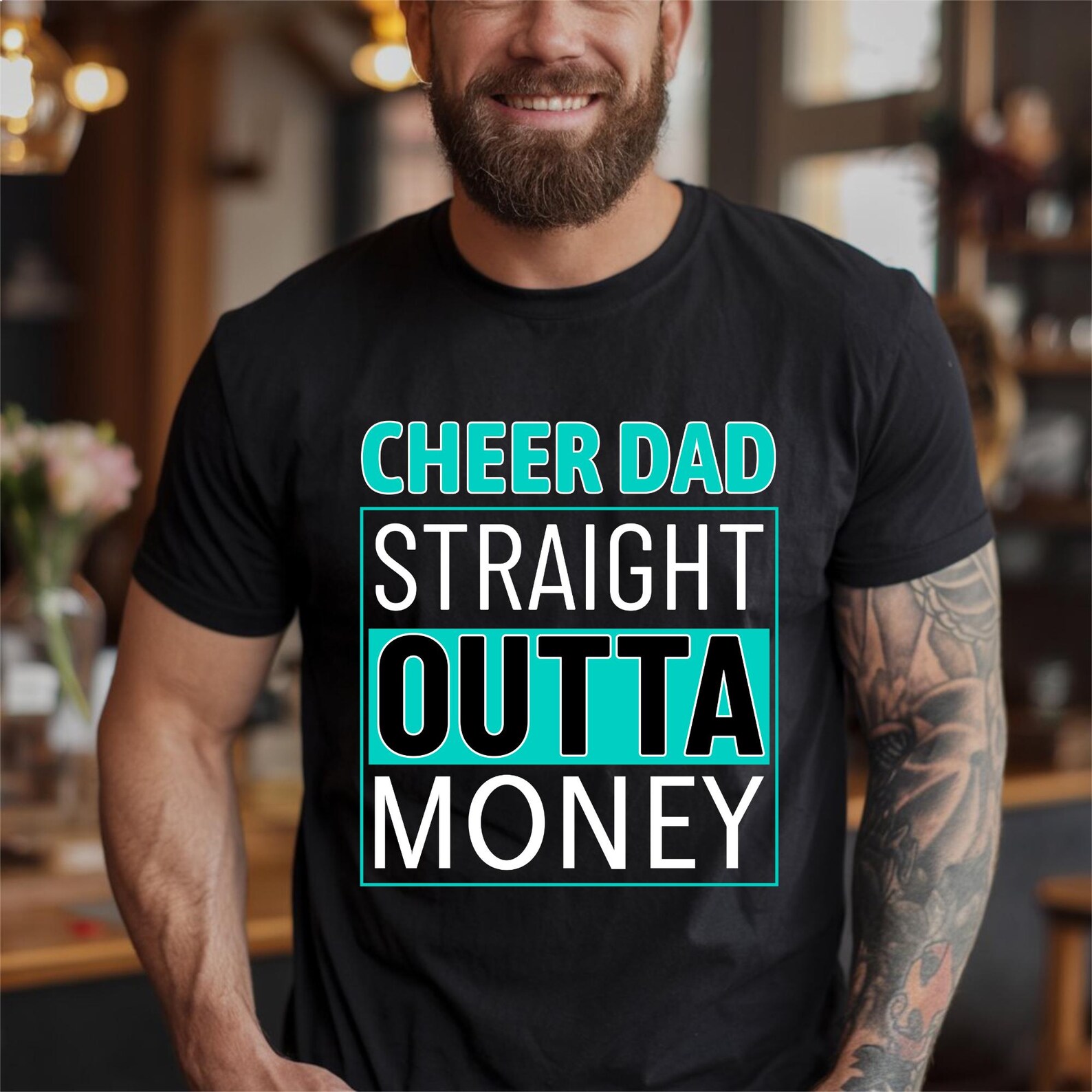 Cheer Dad Png Bundle Cheerleader Dad Png Cheer Football Dad Sublimation ...