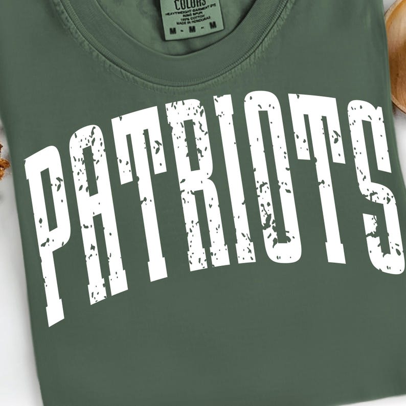 Patriots Football Png,distressed Varsity Patriots Png,school Spirit ...