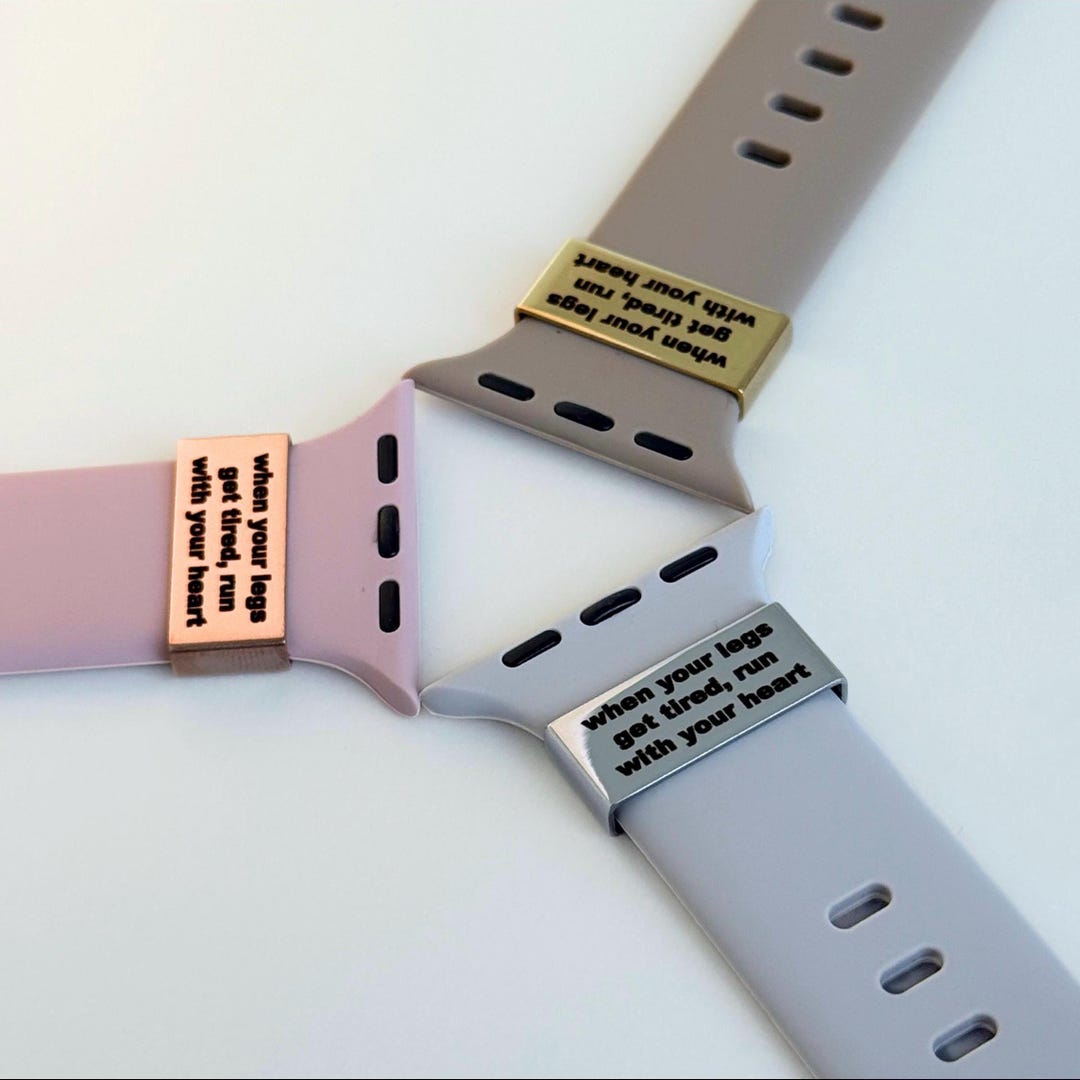 Personalised Watch Charm – Custom Strap Charm for Apple, Garmin, Whoop ...