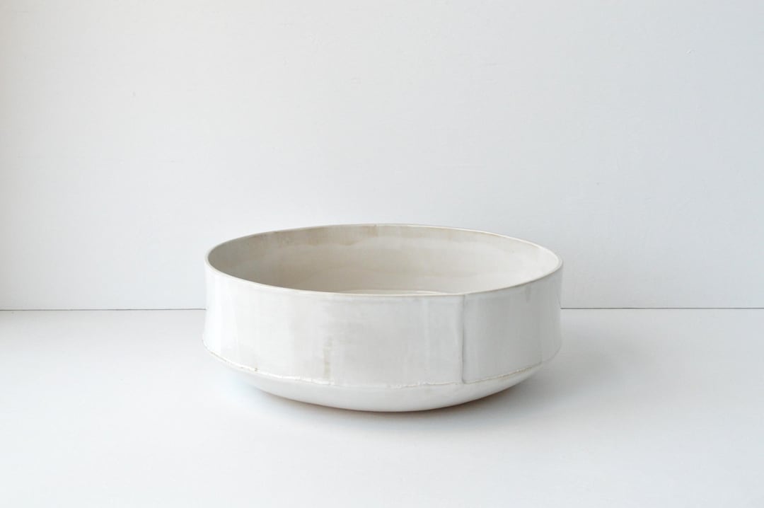 Large Ceramic Bowl, Modern Ceramic Bowl, Pottery Bowl, Serving Bowl ...
