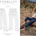 Helene Selvedge Jeans PDF Sewing Pattern Sizes 14-32 - Etsy