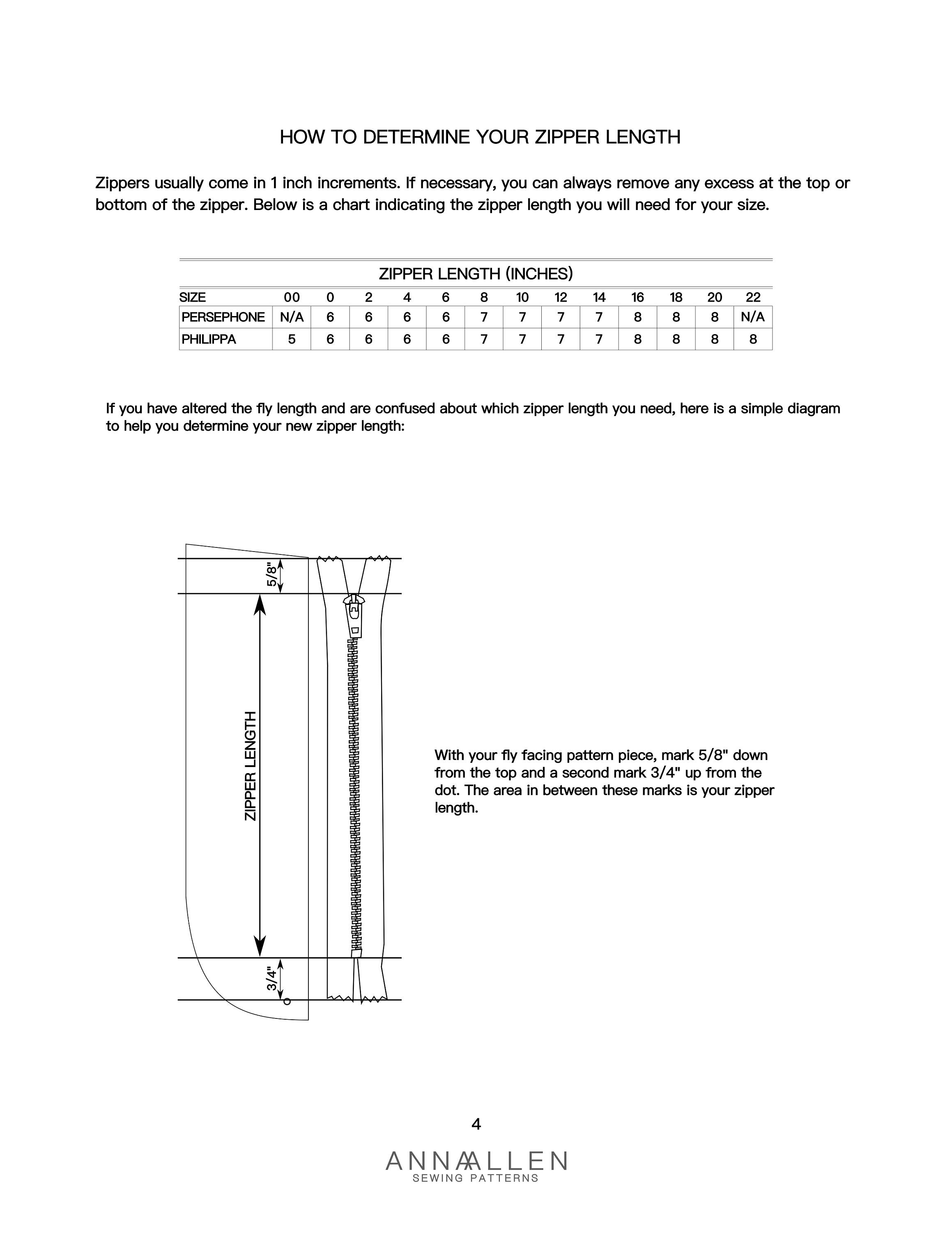 Zipper Expansion PDF Sewing Instructions - Etsy
