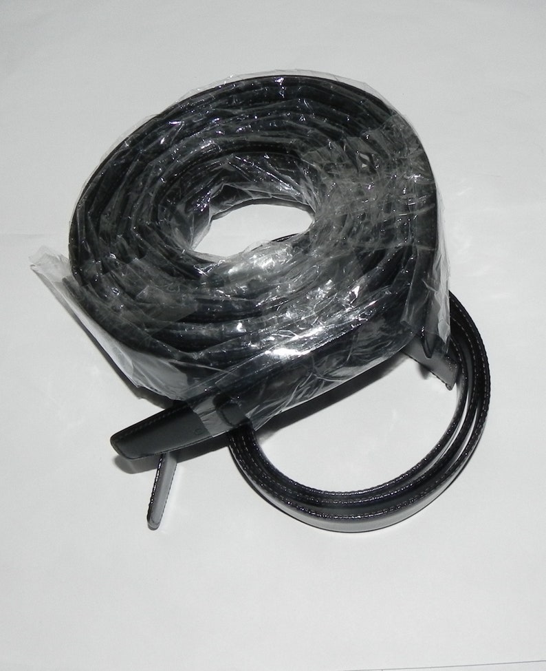 5 Genuine CATERPILLAR CAT Brand Black Leather Belts. 48" X 1.25" New ...