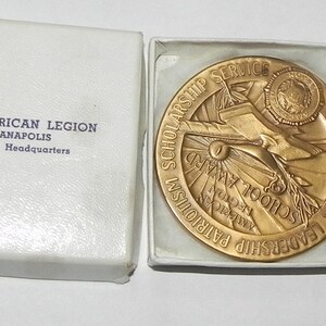 WWII Era American Legion Bronze Medal for God and Country Semper ...