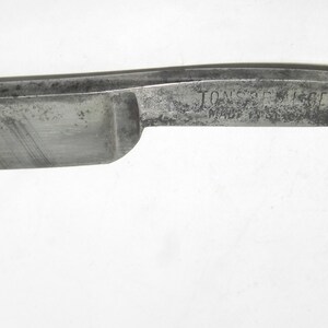 Antique American Made Bone Handled Straight Razor Tonsorial Gem by ...
