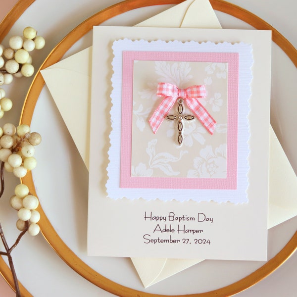 Christening Cross - Etsy