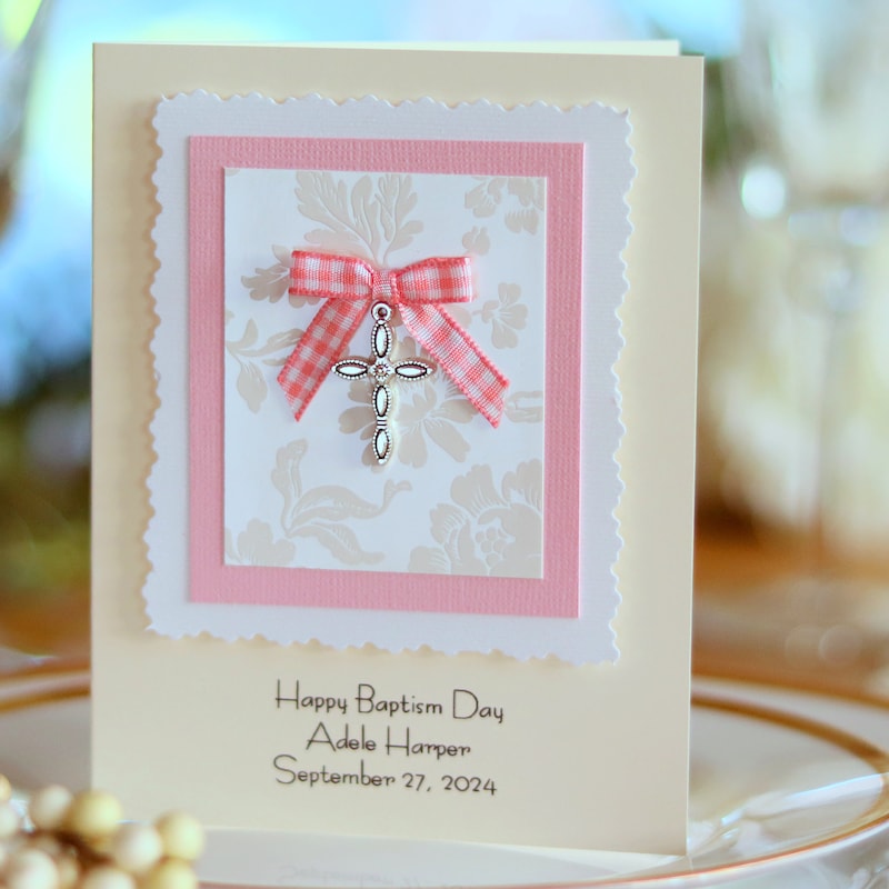 Baptism Card - Etsy