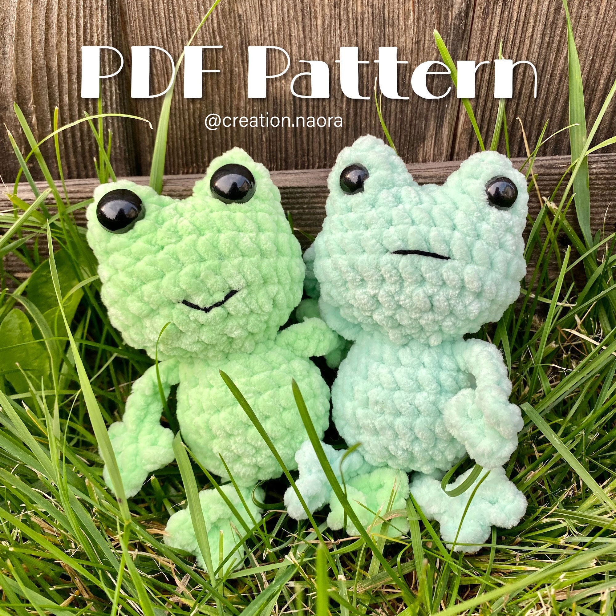 No Sew Crochet Frog Pattern, Crochet Frog, Frogs, Crochet Pattern ...