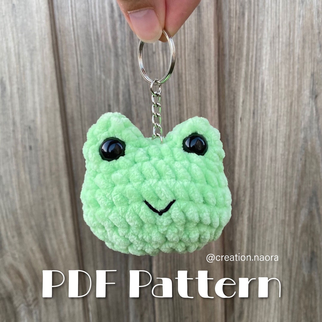 Keychain Crochet Frog Pattern, Crochet Frog, Frogs, Crochet Pattern ...
