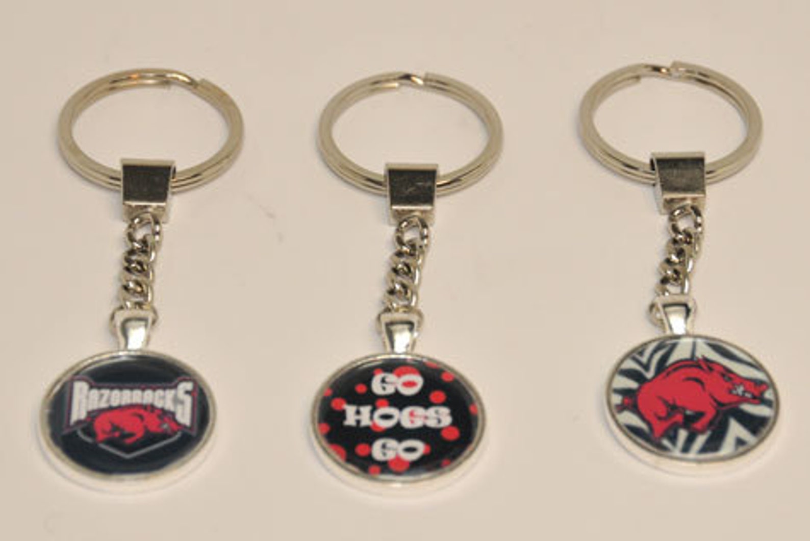 Arkansas Razorback Keychain - Etsy