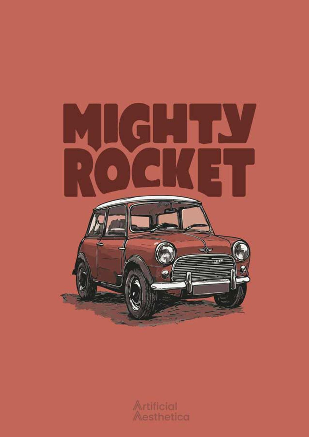 1960 Mini Cooper - Mighty Rocket - Etsy