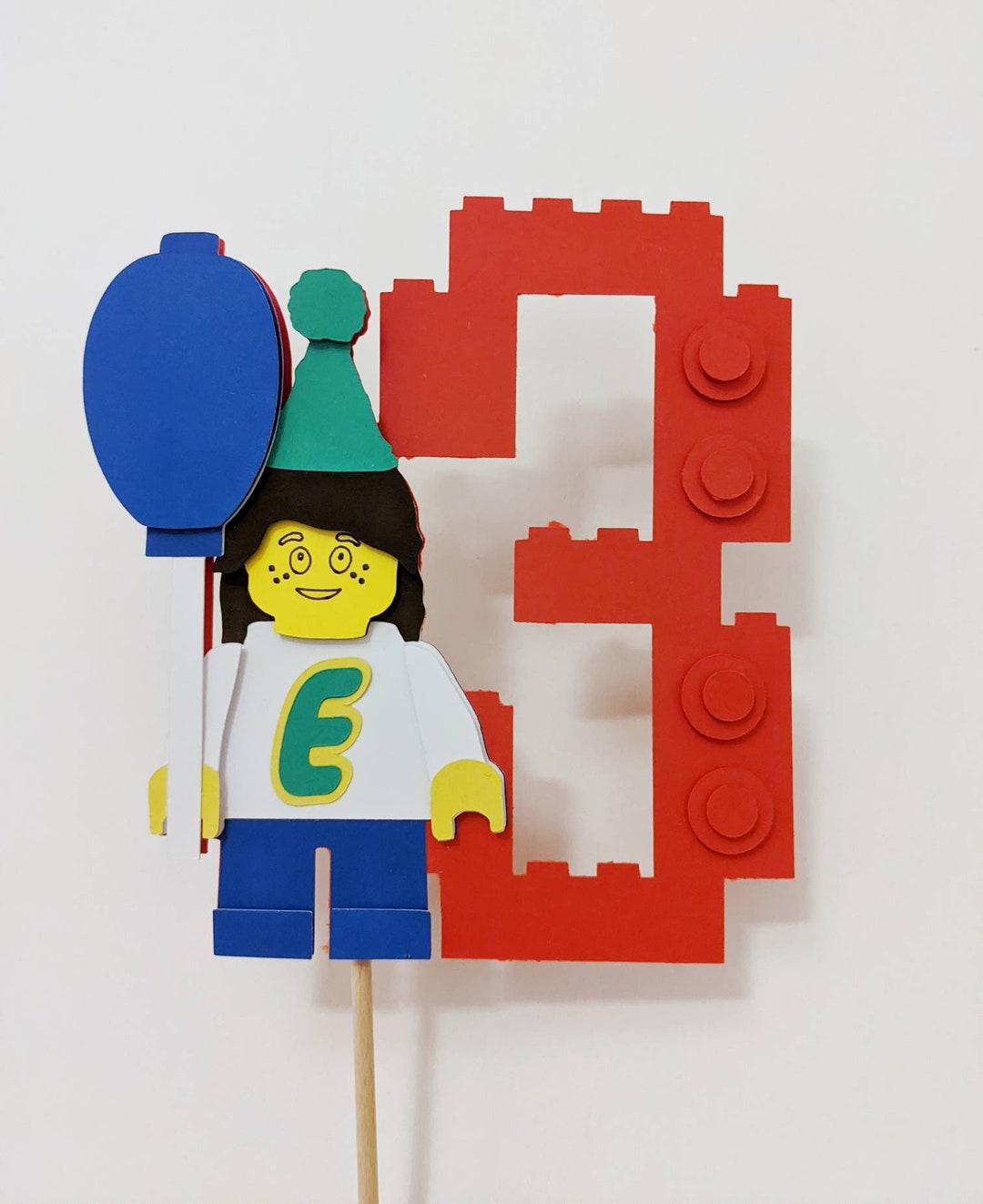 Lego, Boy, Girl, Cake, Topper, Personalised, Name, Age - Etsy