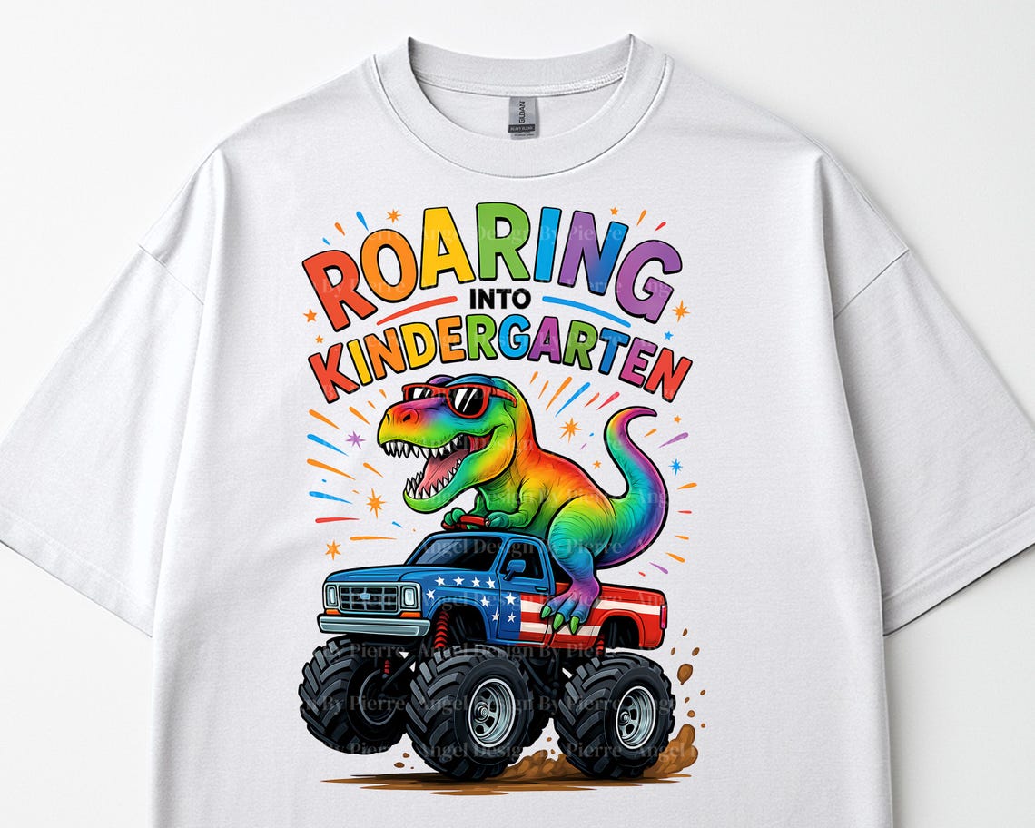 Roaring Into Kindergarten, Back to School, Graduation Png, Kids ...