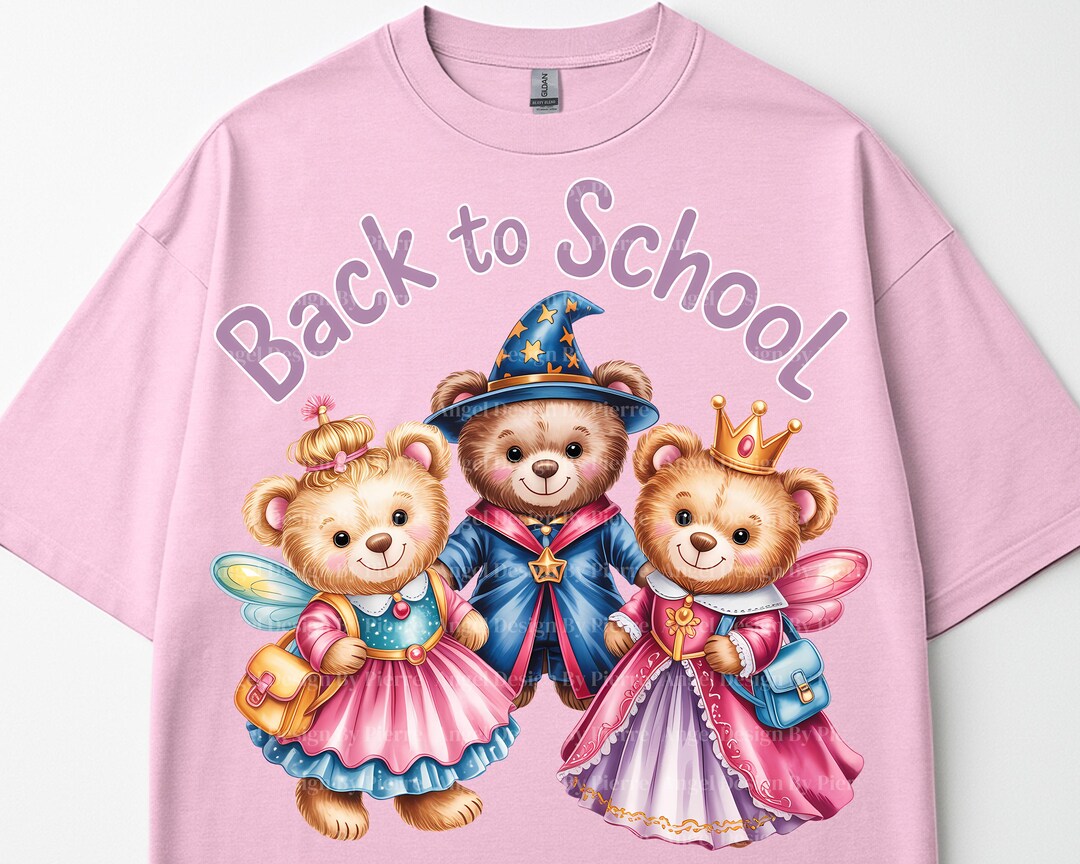 Happy Teddy Bear Students, Back to School, Adorable Teddy Bears ...